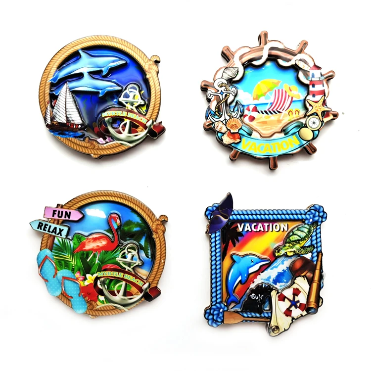 Custom Tourist Beach Scenery Honduras Souvenir Wood Refrigerator Magnet ...