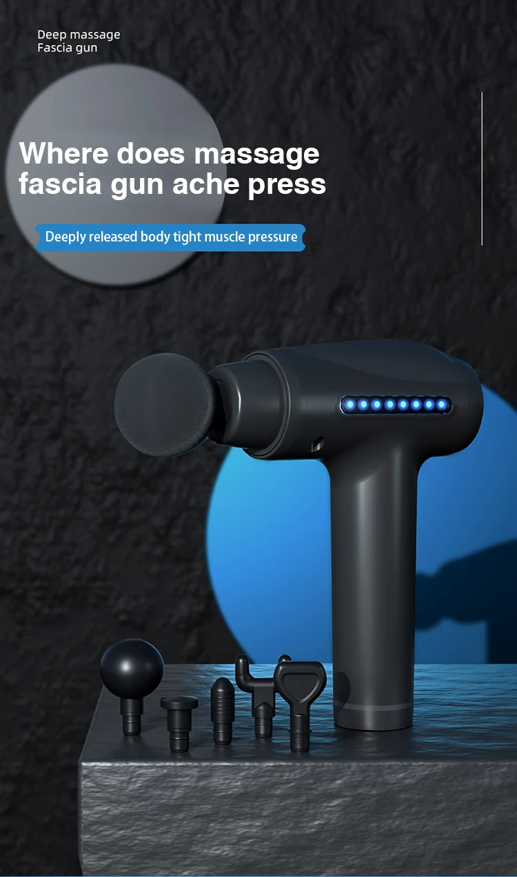 LED Screen Handheld Muscle Gun Percusstion Massage Portable Handheld ...