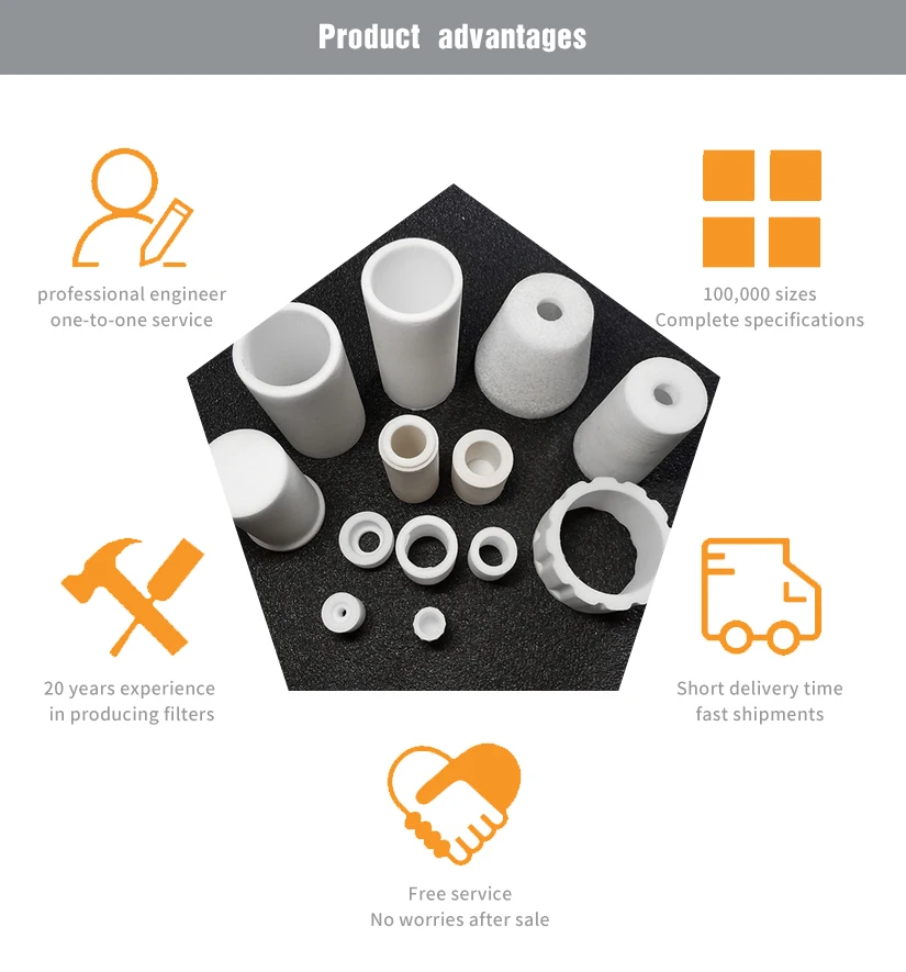 Membrane Porous Adamantine Spar Sic Ceramic Foam Filter