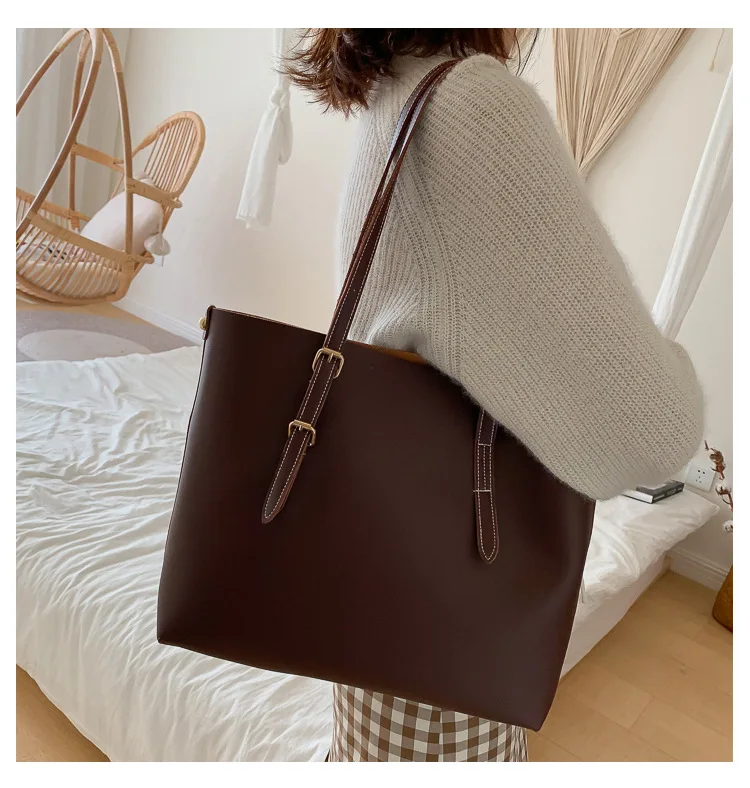 Designer Luxury Ladies Shoulder Tote Large Capacity Handbag For Drop ...