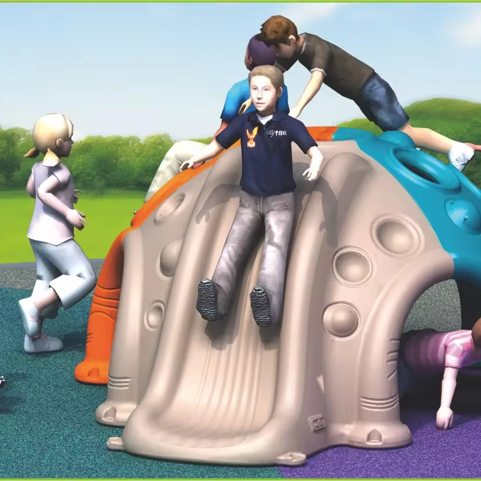 Plastic Dome Climber With Slide For Kids To Climb And Hide In Outdoor ...