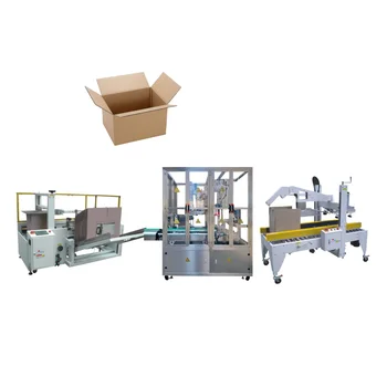 High Speed Cans Bottles Automatic Boxing Machine Carton Packing Machine ...