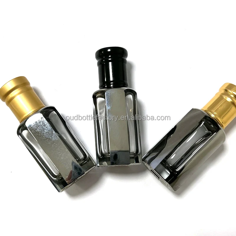 3ml 6ml 12ml Glass Oud Arabic Perfume Bottles with Gift Box