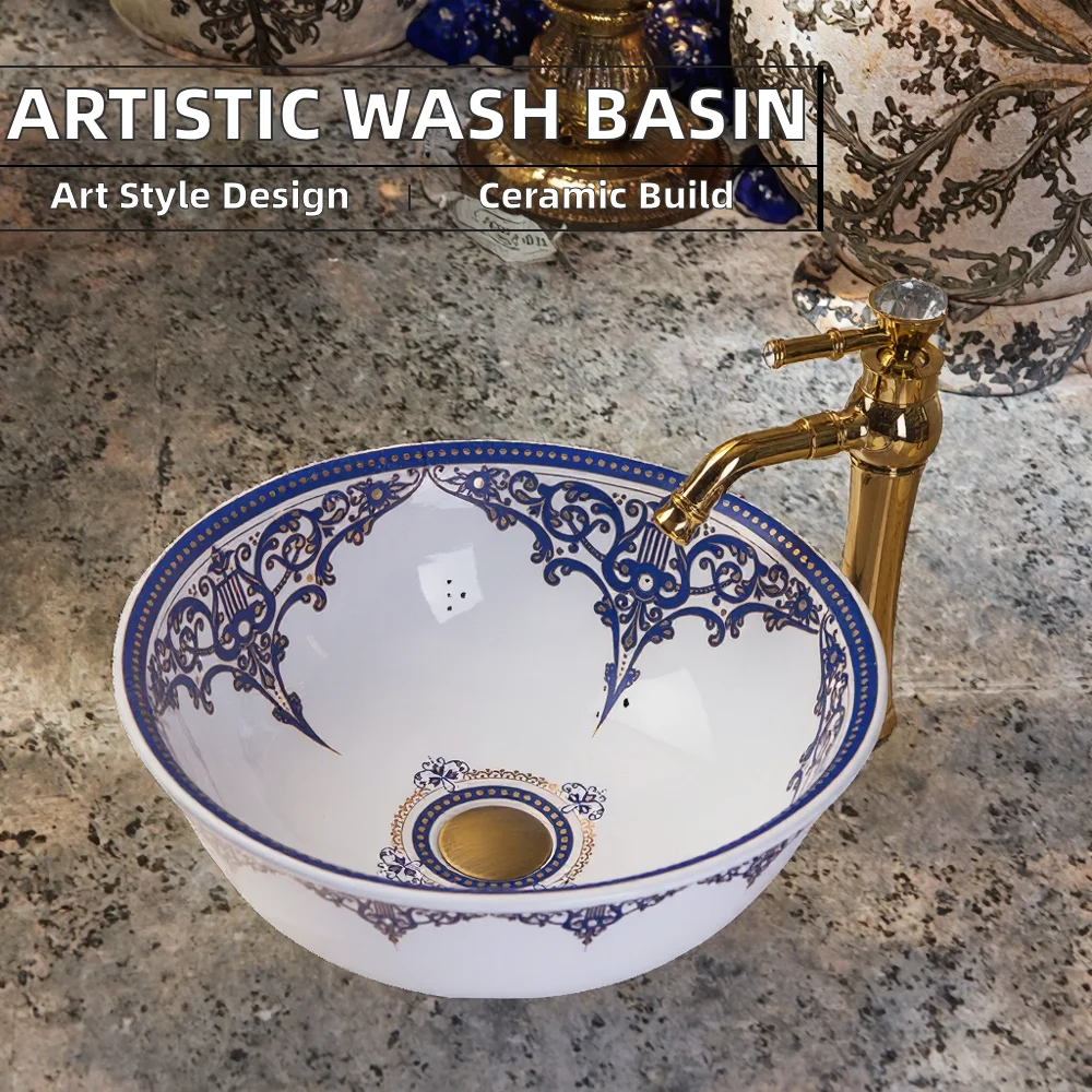 European Style Artistic Porcelain Toilet Basin Traditional White Corner ...