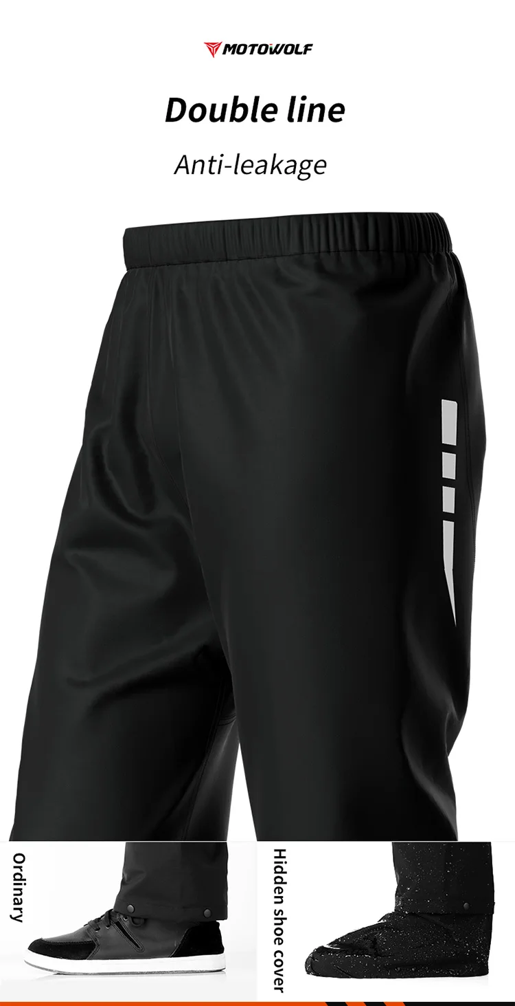 Motowolf V4 Motorcycle Racing Waterproof Raincoat - Durable & Versatile