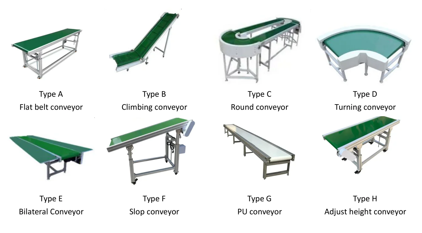 Mini Stainless Steel 304 Food Grade PVC Belt Conveyor