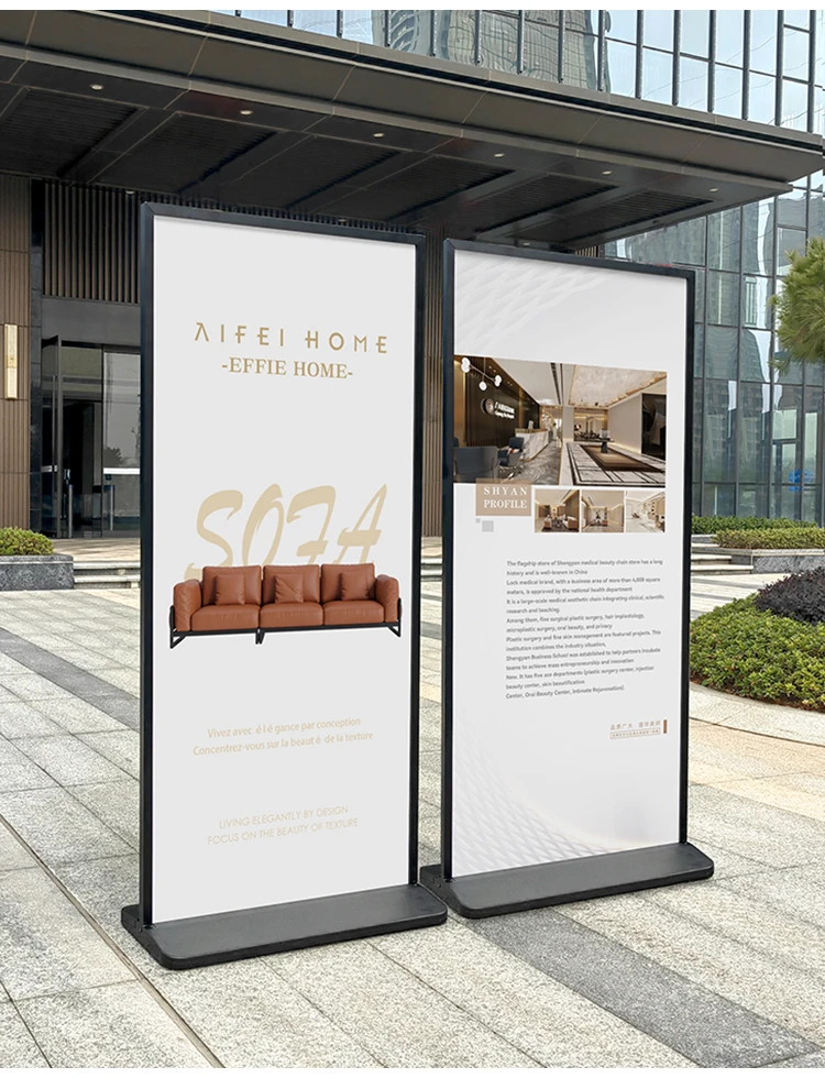 Outdoor Event Windproof Teardrop Banner with Water Pedestal