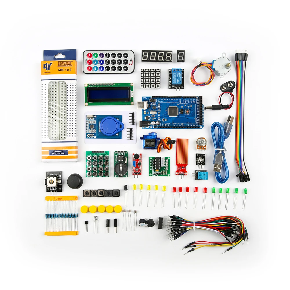 Kuongshun Starter Kit Learning For Arduino Sensor Kits For Mega 2560 ...