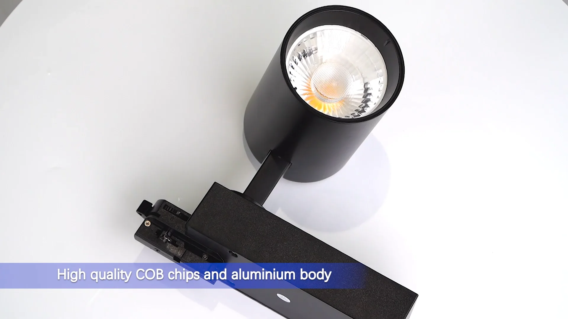 Led Cob Track Spot Light Focus System Dimmable 8w 12w 15w 20w 35w Wall ...