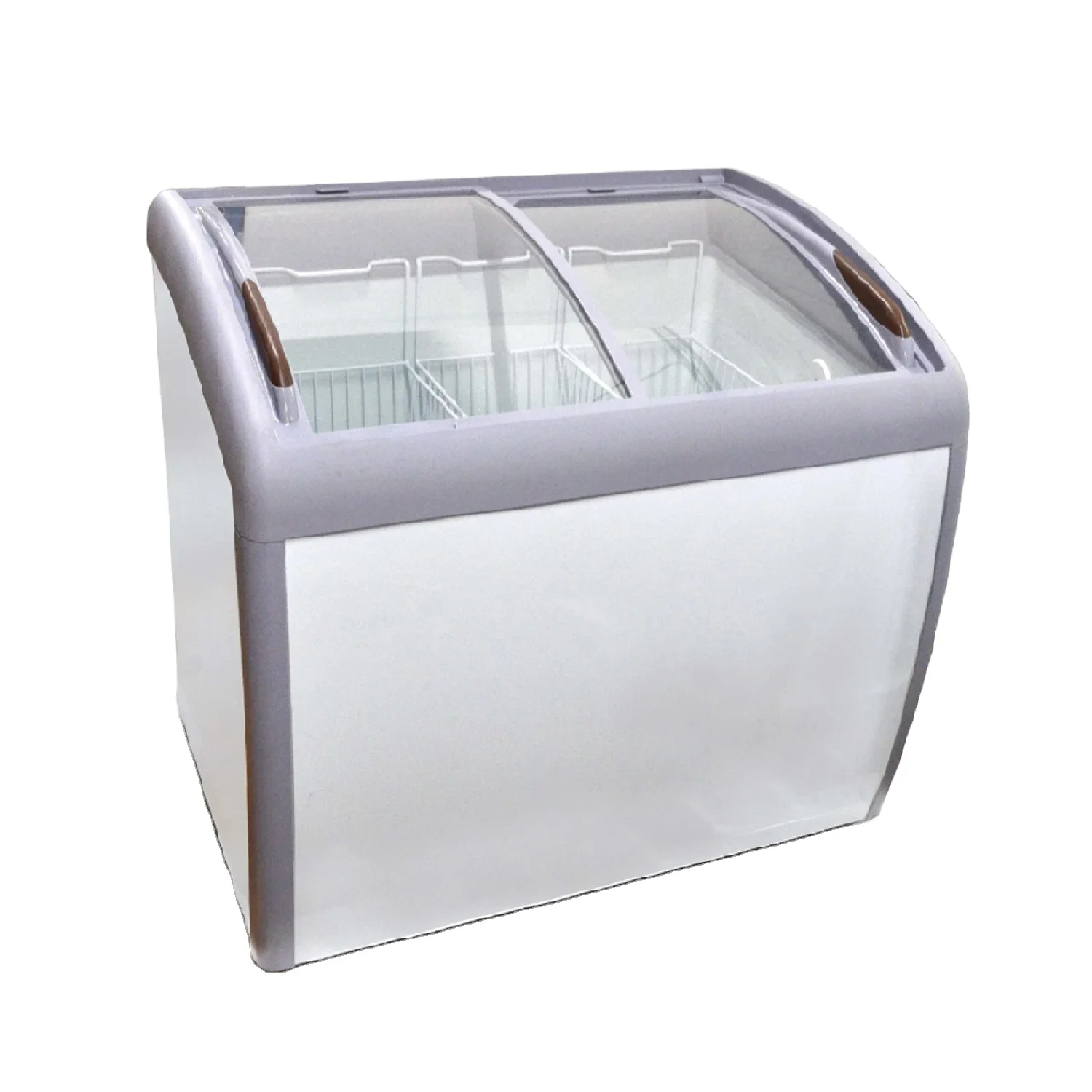 Commercial Supermarket Chest Deep Freezer Display Cooler Ice Cream ...