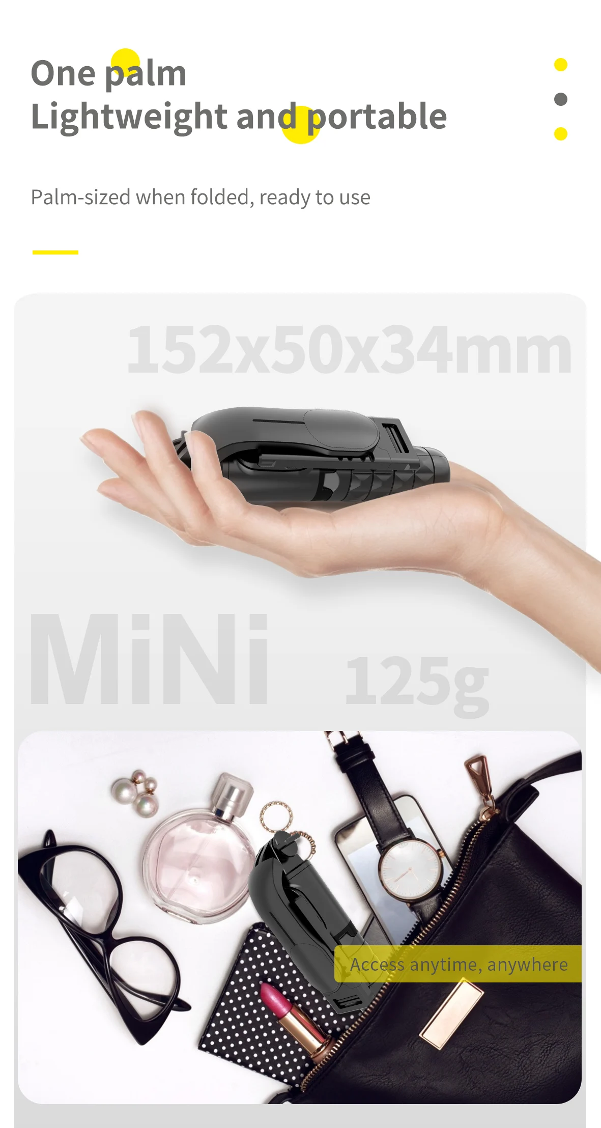 Simple Flexible 360 Hand Held Camera Tripod Travel Extendable Mobile ...