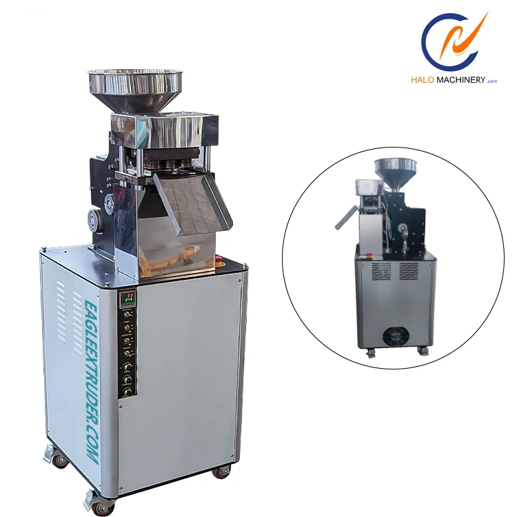 Jinan Halo Popular Extruded Machinery Automated Pop Rice Cake ...