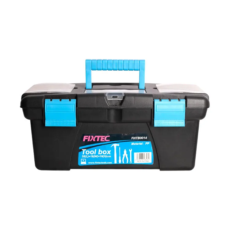 Fixtec Professional Tools Set Box Heavy Duty 14" Pp Plastic Tool Box ...