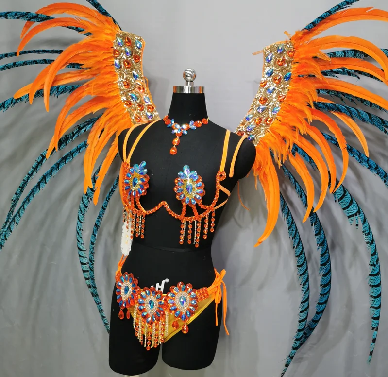 Dance Stage Performance Sexy Gymnastics Carnival Costumes Samba ...