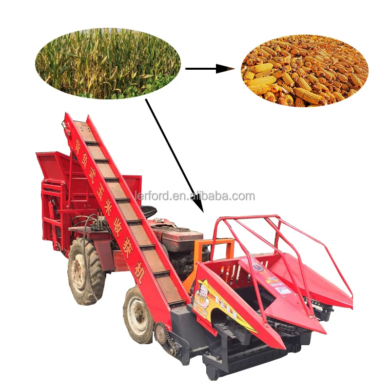 High Quality Efficiency Fresh Corn Mini Harvester Machine Maize ...