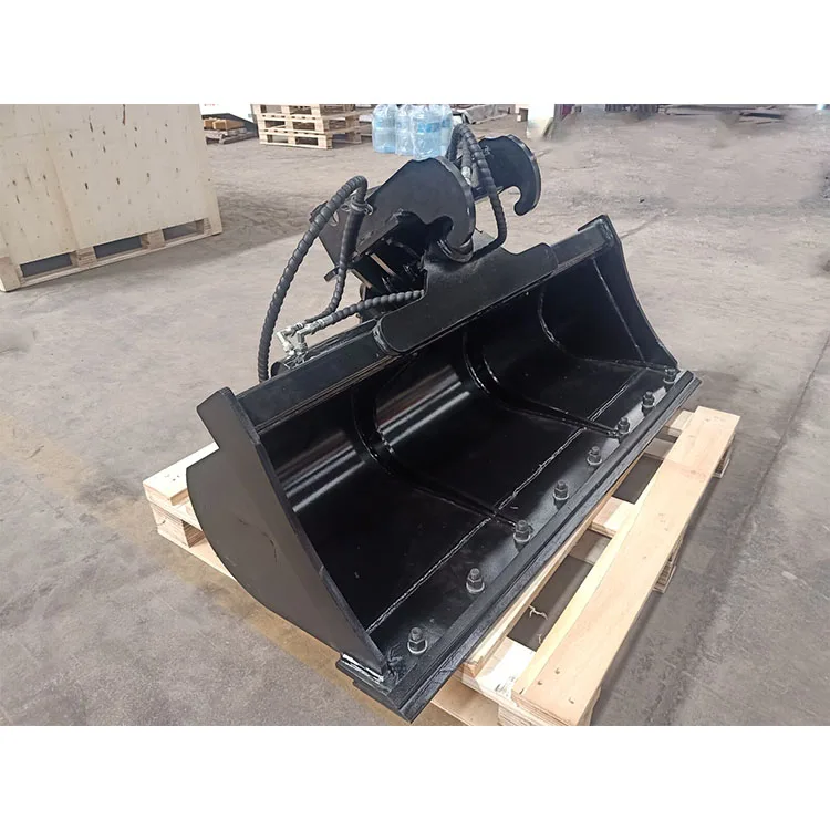 XZFE Hydraulic Tilting Grading Bucket Tilt 90 Degrees Excavator Tilting ...