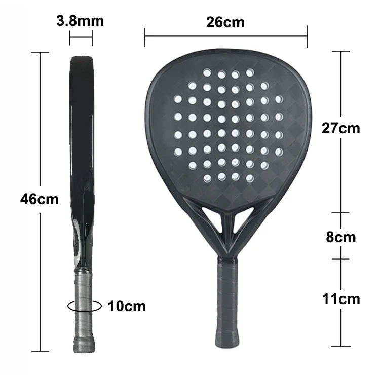 Professional Paletas De Padel Carbon Fiber Padel Racket Dropshipping ...