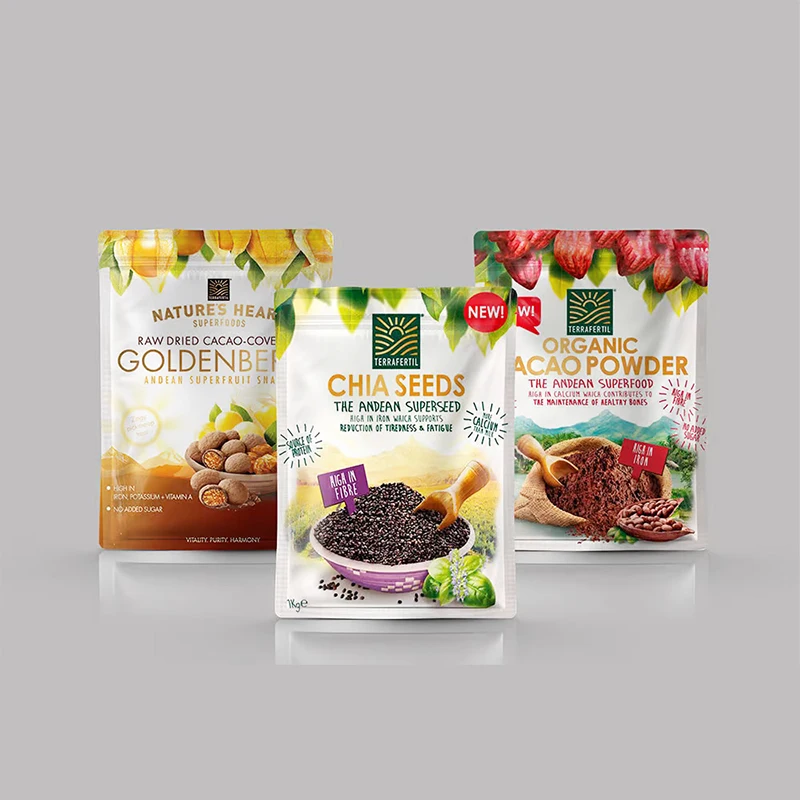 Clear Window 250g Spices Seasoning Packaging Bag - Customizable