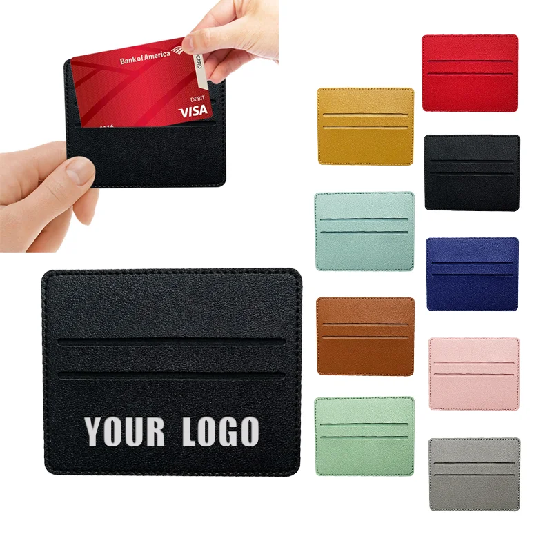 Wholesale Pu Leather Large Capacity Two Card Card Holder For Both Men ...