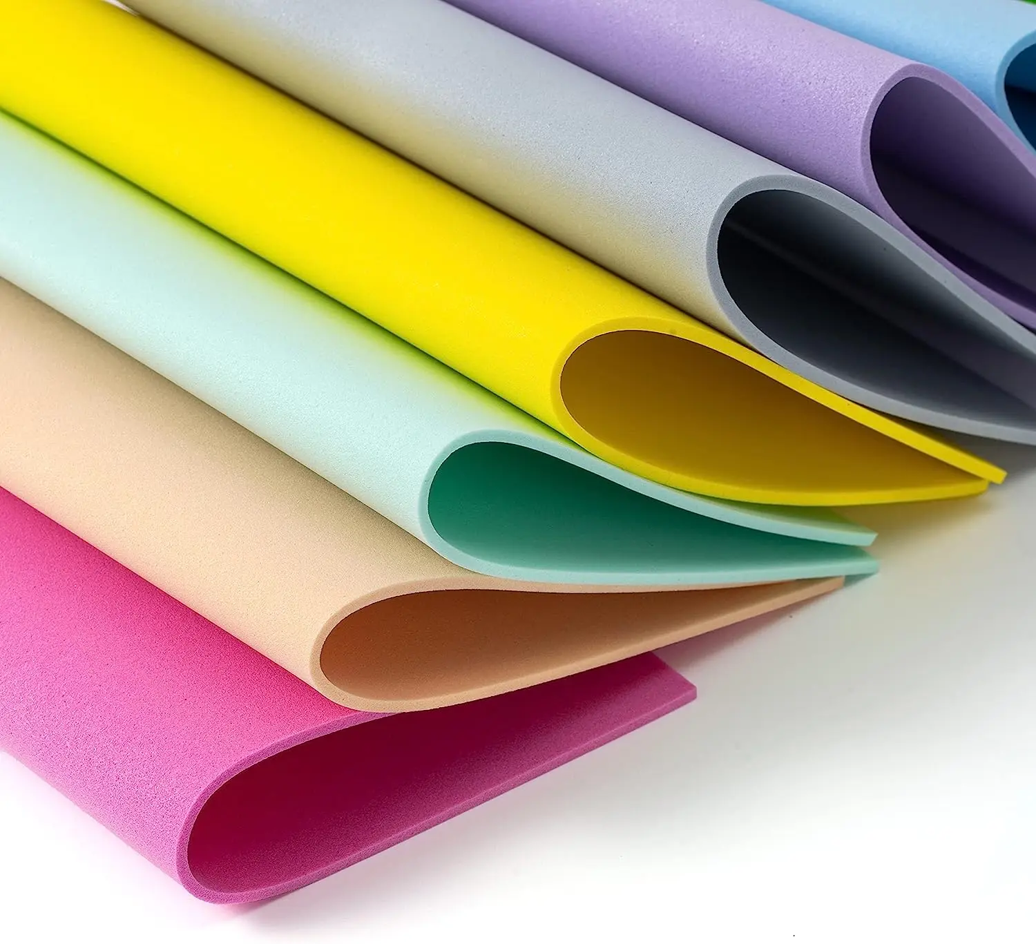 Custom Eva Foam Rubber Sheet Roll For Shoe Sole Material Foam Rubber ...