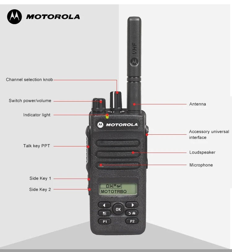 Mototrbo Xir P6620i Ip67 Explosion-proof Transceiver Handheld Digital ...