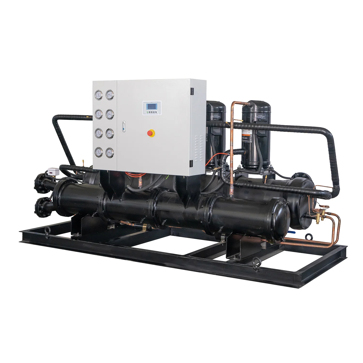 Industrial Plastic Screw Type Water Cooled Chiller With Ce Certificate ...