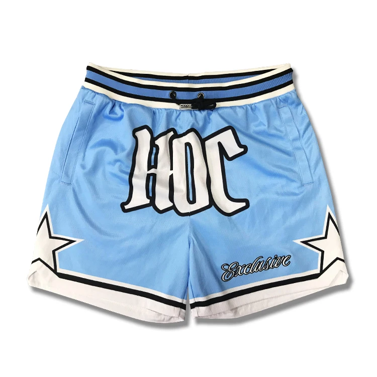 Custom Basketball Shorts Mesh Embroidery Design Logo Fit Lightweight ...