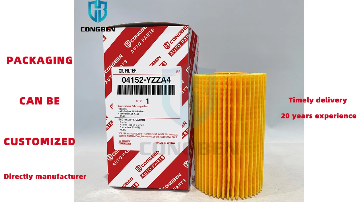 Japanese Cars Oil Filter 04152-38020 04152-yzza4 04152-51010 Original ...