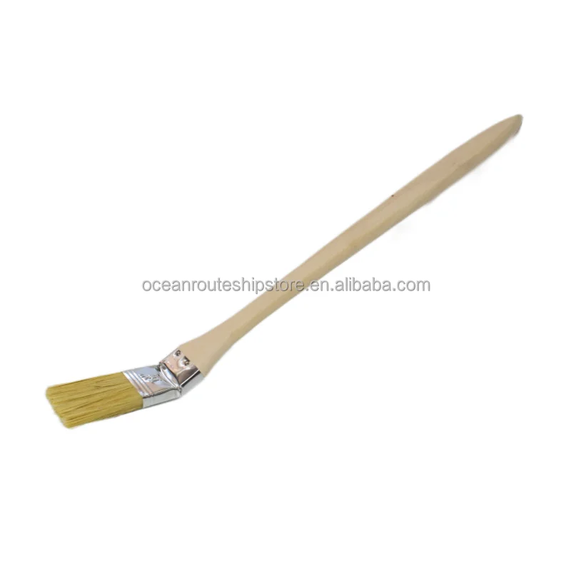 IMPA Long Wooden Handle Angle Radiator Paint Brush Dog Leg Brushes