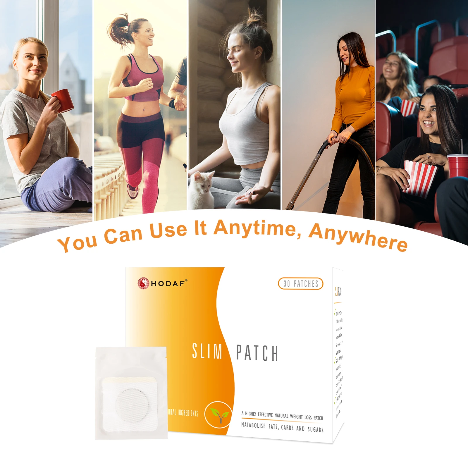 30 Pcs Per Box Red Plaster Weight Loss Slim Patch Slim Patches For ...