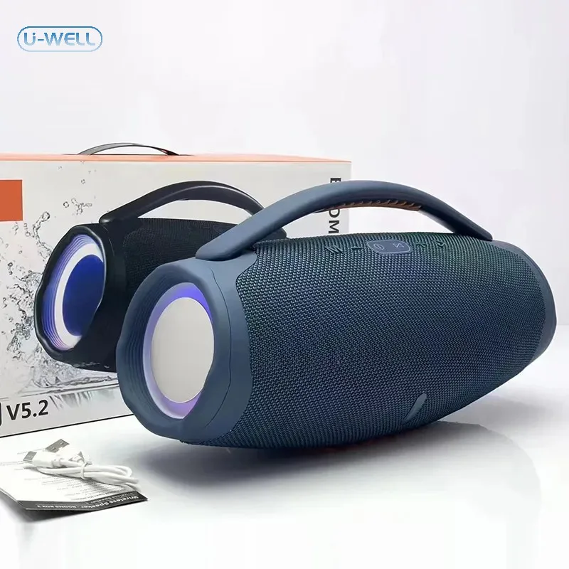 Boombox 3 Portable Speaker With Led Mini Outdoor Subwoofer Wireless ...