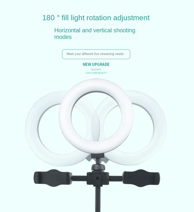 16cm Photo Ringlight Led Selfie Ring Light Phone Remote Control Lamp ...