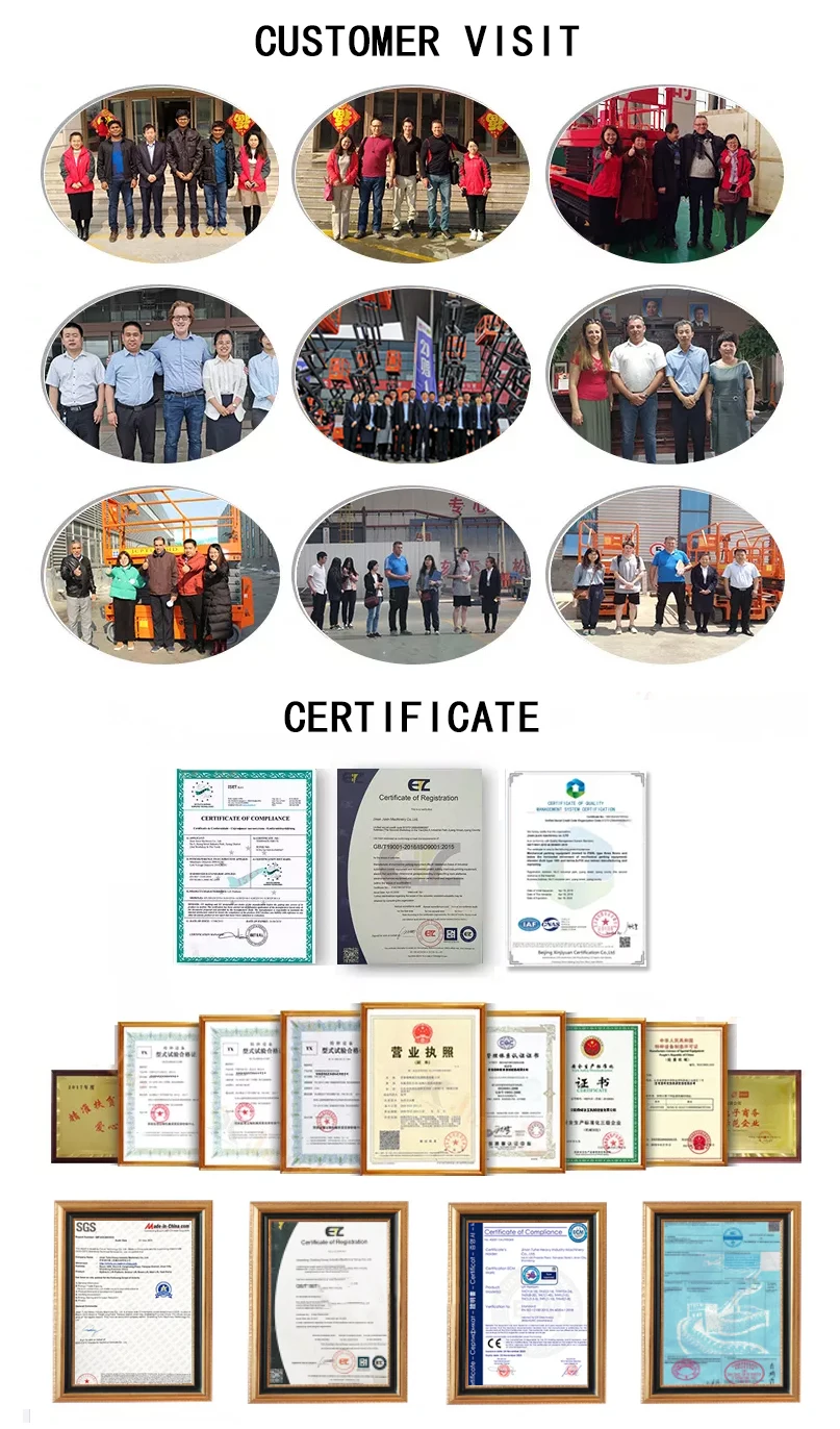 Aerial Work Platform Tracked Mobile Crawler Driven Tracked Scissor Type ...