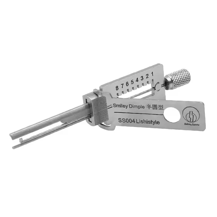 LISHI 2in1 Lock Pick Tool SS004 - Locksmith Decoder for Stainless Steel ...