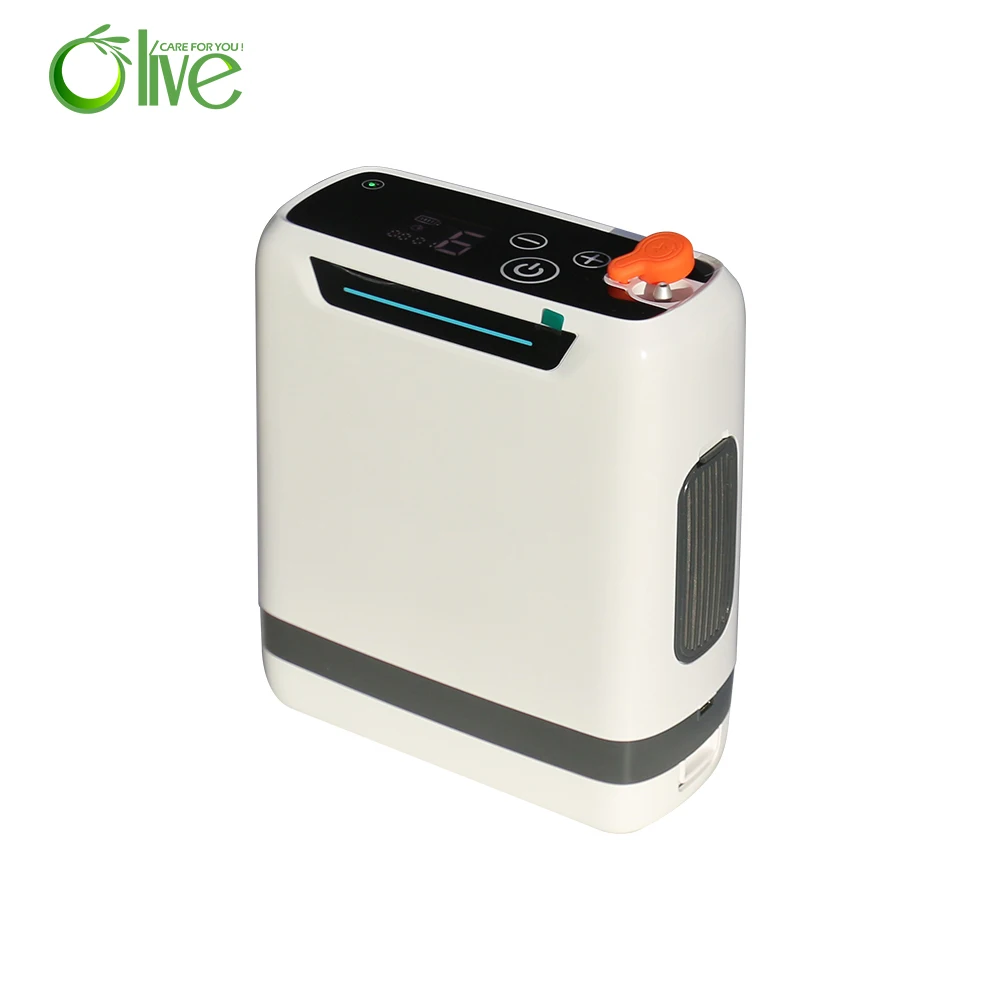 Olive 7l Pulse Portable Oxygen-concentrator Battery Operated Travel 5l Mini Oxygene Concentrator ...