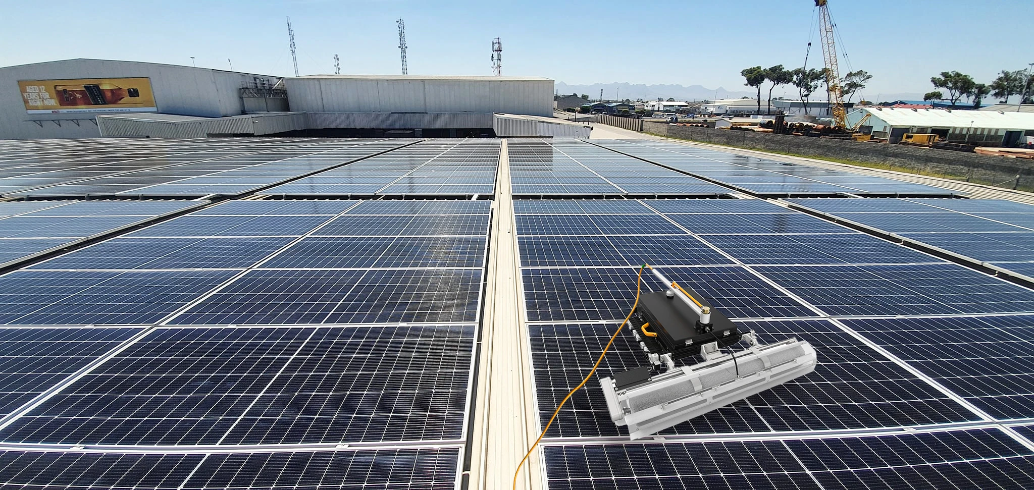 1600mm Length Solar Panel Cleaning Brush For Robot Cleaning Robot ...