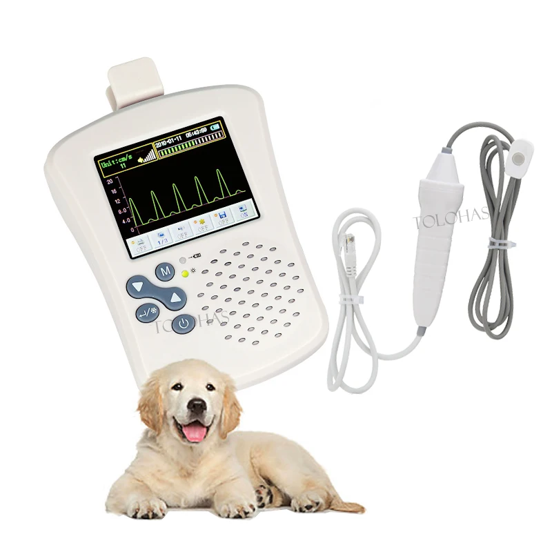 LHC320 Dog Cat Portable Vet Vascular Doppler Detector Animal Hospital ...