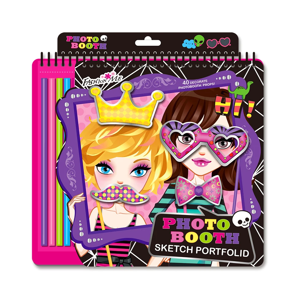 Kids Diy Sketch Book Creative Colorful Sketch Book For Kid - Buy Custom ...