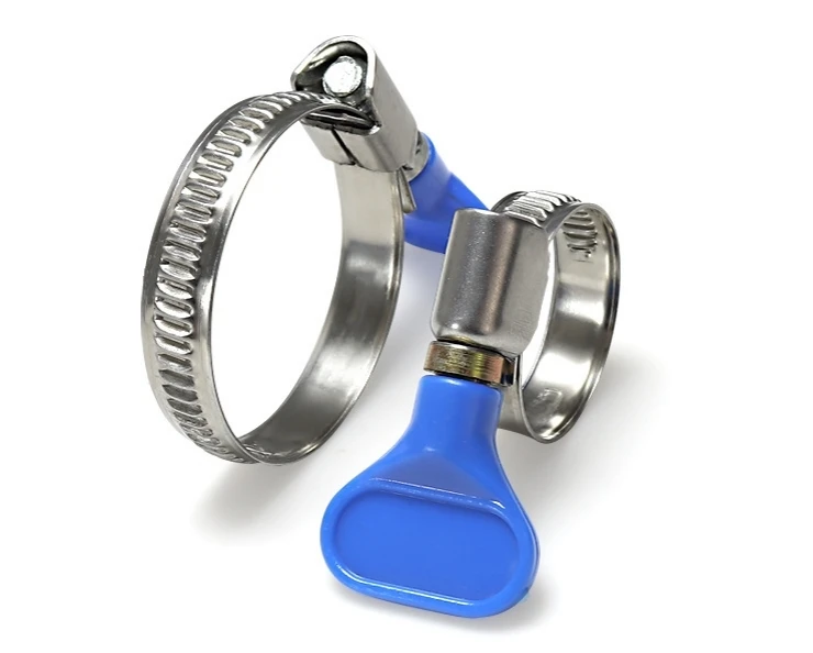 Alibaba.com: Adjustable Butterfly Hose Clamp Pipe Clips with Plastic ...
