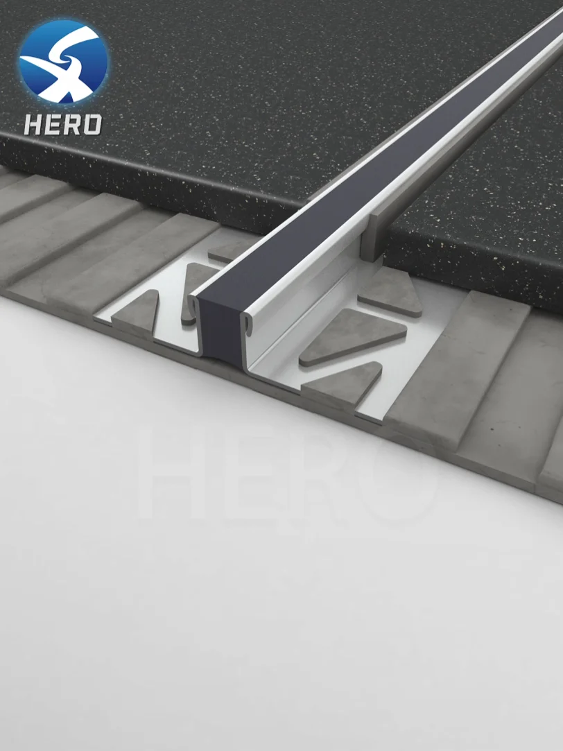 Factory Price Aluminum Profile Flexible Rubber Strip Grey Tile ...