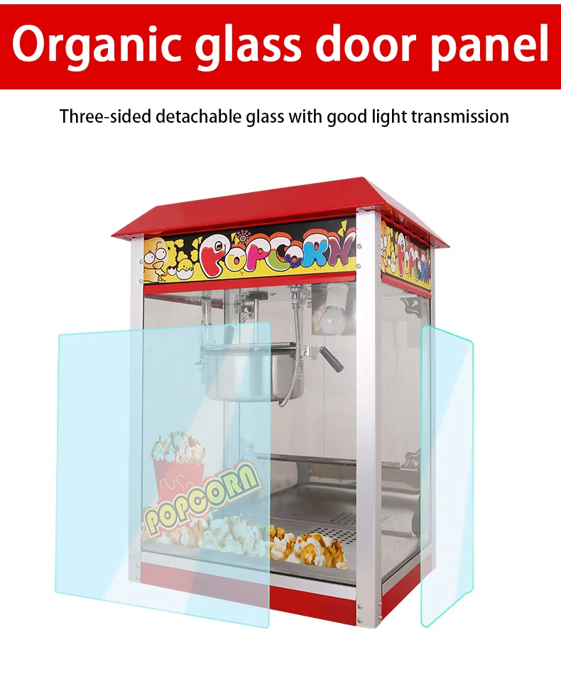 Factory Price Electric Automatic Popcorn Trolley Cart Machine Stainless ...