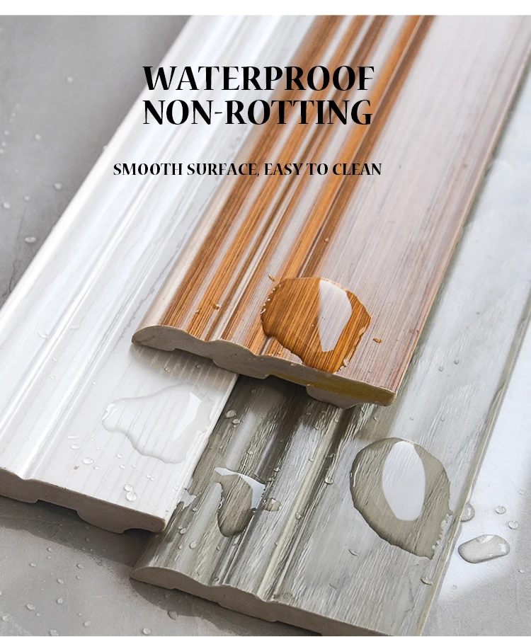 Eco-friendly Waterproof PVC Skirting - Modern Decor Solutions