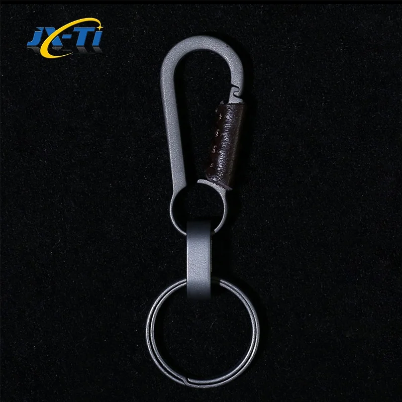 Edc Kit Tc4 Titanium Special Rounded Ring Key Chain Waist Belt Clip Edc ...