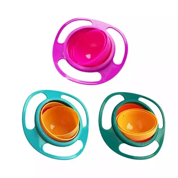 New Design Baby 360 Rotate Creative Balance Bowls Baby Universal Non ...