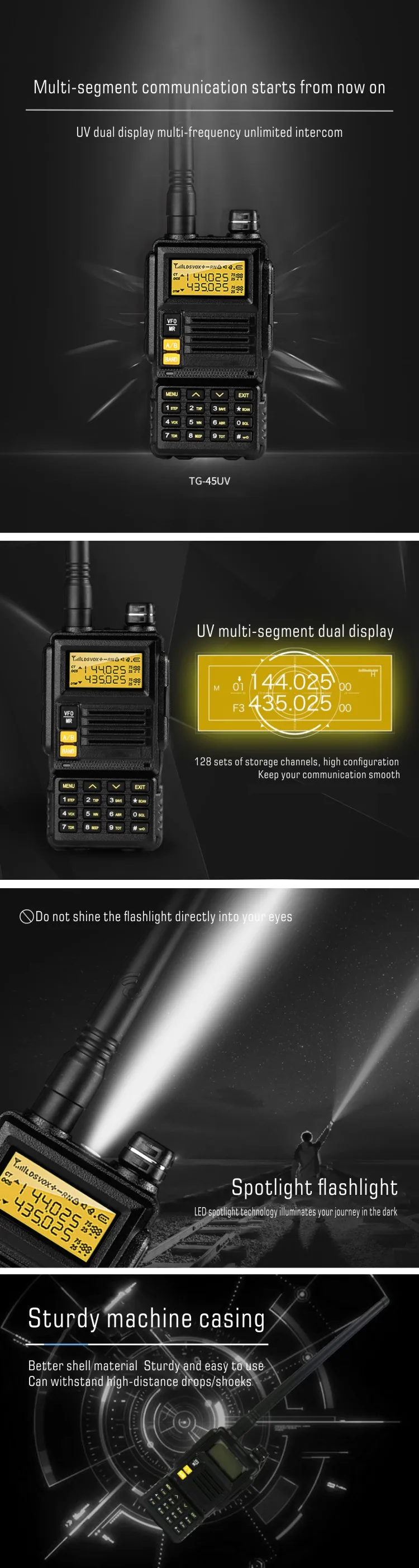 Time-out-timer(tot) Handy Two Way Radio,Handheld Wireless Two Way Radio ...