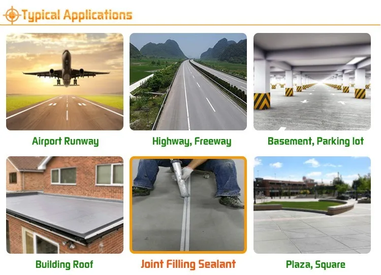 Self Leveling Airport Runway Joints Concrete Road Joints Sealing ...