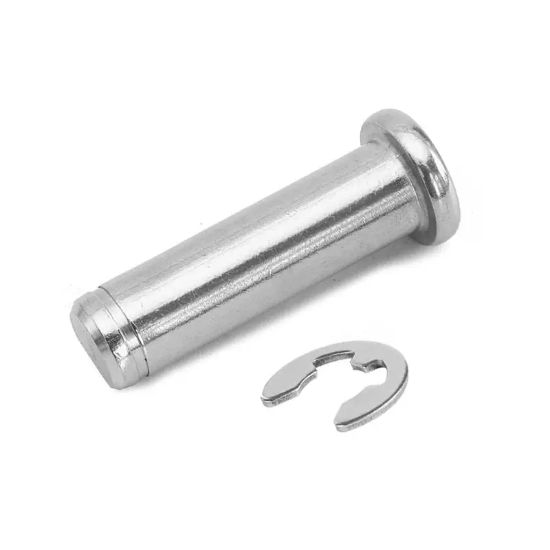 Stainless Steel Grooving Shaft Pin Flat Head Circlip Pin In Good ...