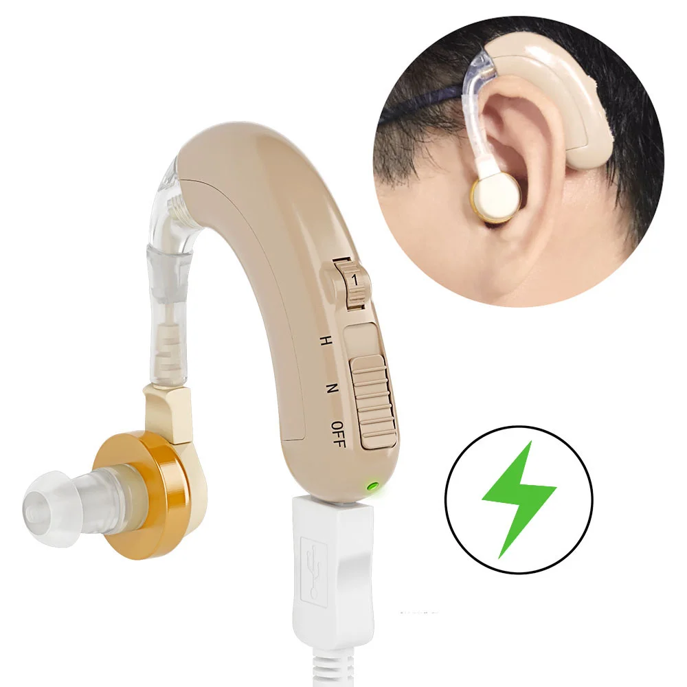 Bte Hearing Aids Rechargeable for Seniors Deafness Pocket China Cheap ...