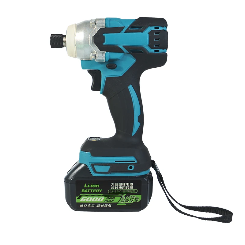 21v Battery Powered Cordless Impact Electric Torque Screwdriver Machine ...