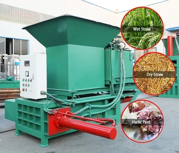 Fully Automatic Agriculture Horizontal Square Hay Maize Silage Baler ...